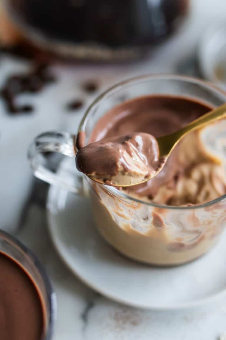 Coffee Panna Cotta - Life Around The Table